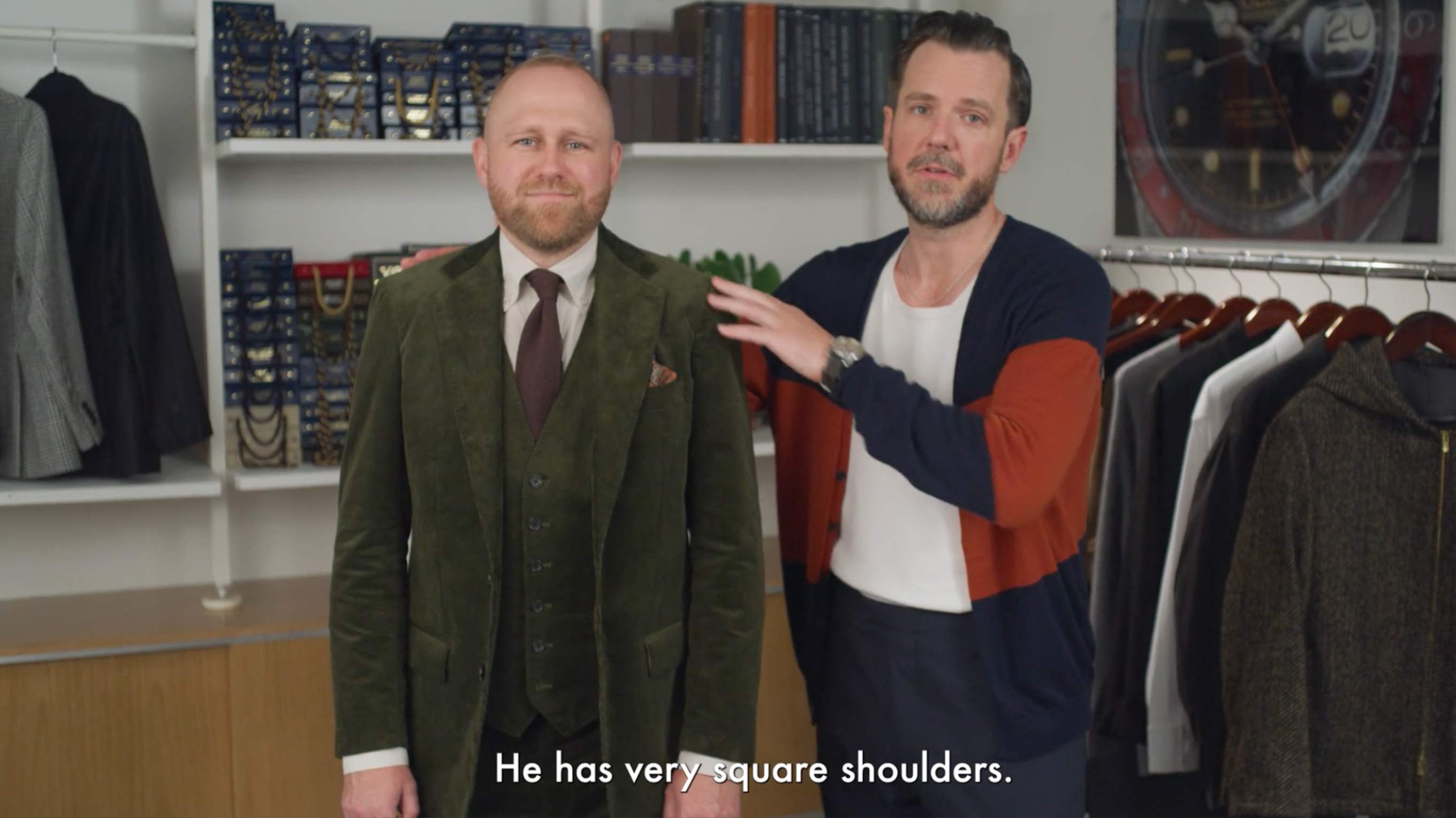 Articles of Style | How to Fit a Suit for Square Shoulders | Custom ...